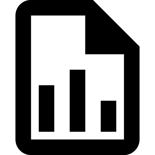 File chart outline icon svg png free download