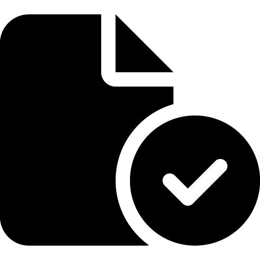 File circle check icon svg png free download