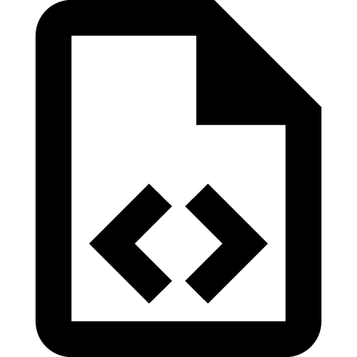 File code outline icon svg png free download