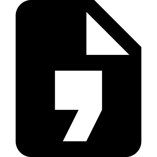 File delimited icon svg png free download