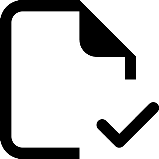 File earmark check icon svg png free download