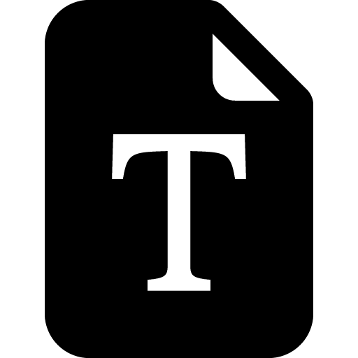 File earmark font fill icon svg png free download