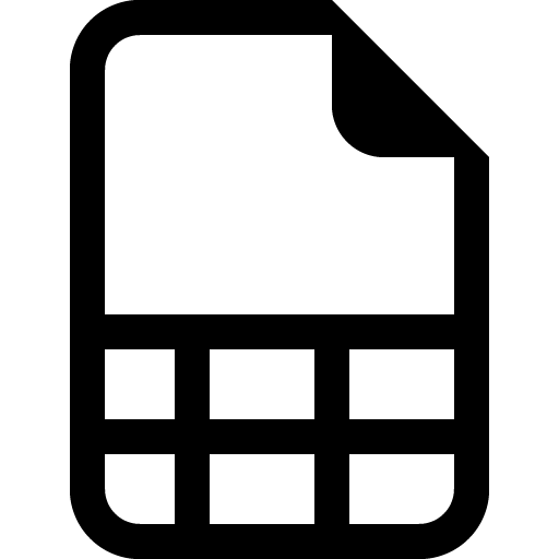 File earmark spreadsheet icon svg png free download - 2