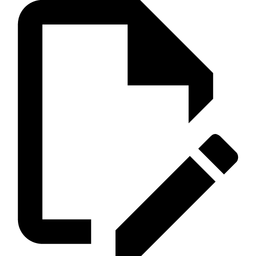 File edit outline icon svg png free download