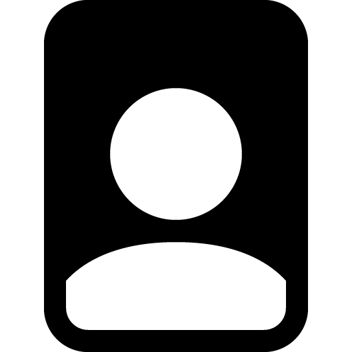 File person fill icon svg png free download