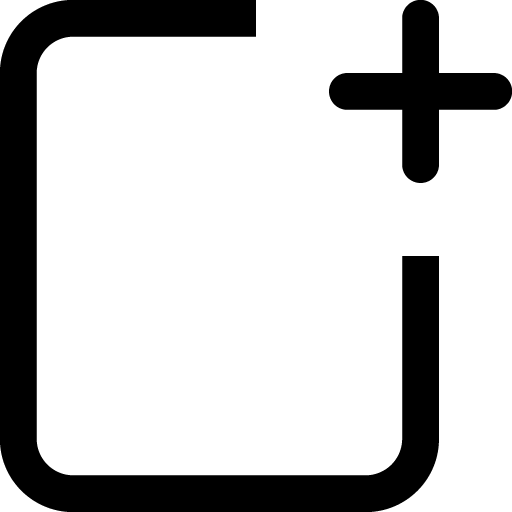 File plus icon svg png free download