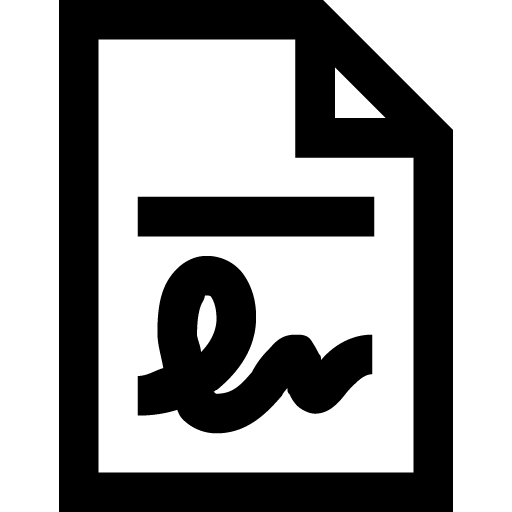 File signature icon svg png free download