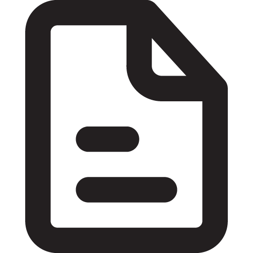 File text outline icon svg png free download