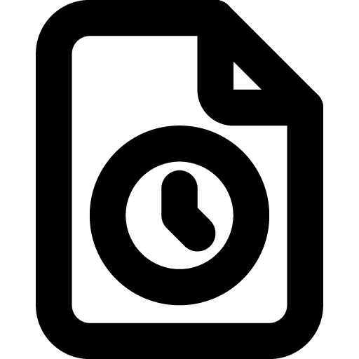 File time icon svg png free download