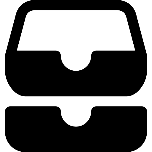 File tray stacked icon svg png free download