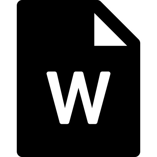 File word icon svg png free download - 4