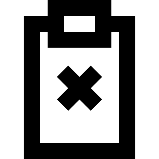 Fileboard close icon svg png free download