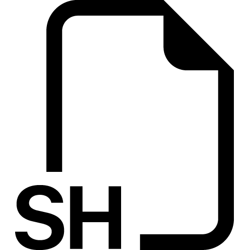 Filetype sh icon svg png free download