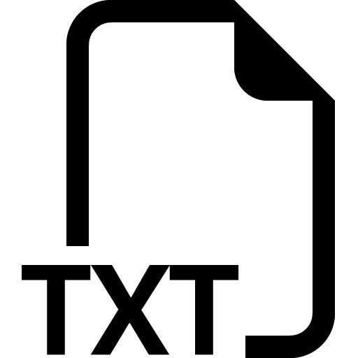 Filetype txt icon svg png free download