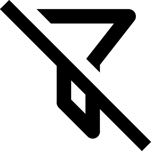 Filter off outline icon svg png free download