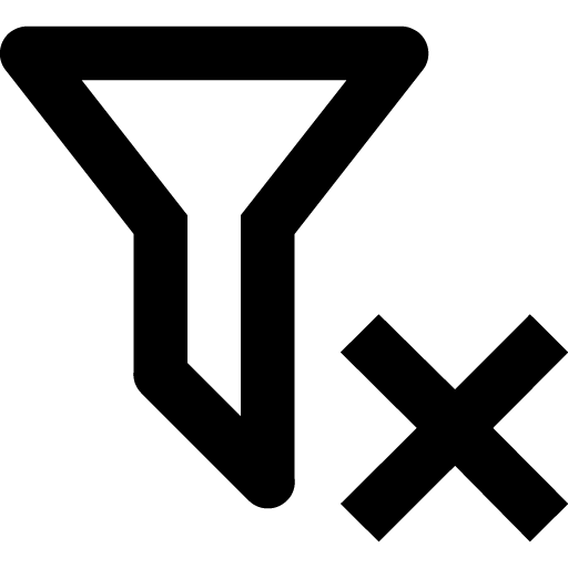 Filter remove outline icon svg png free download