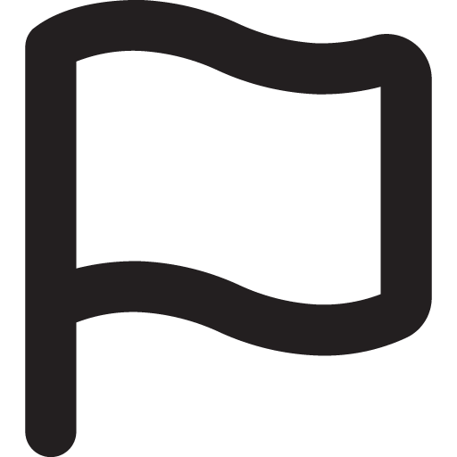 Flag outline icon svg png free download - 2