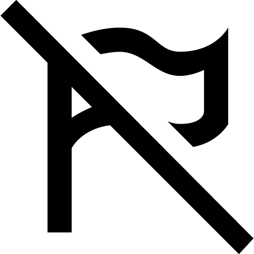 Flag variant off outline icon svg png free download