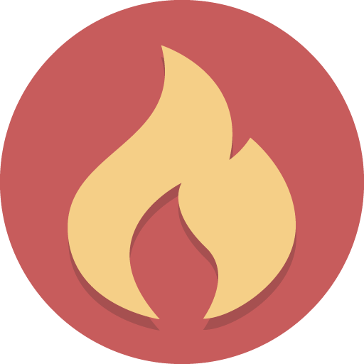 Flame icon svg png free download