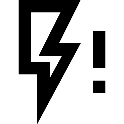 Flash alert outline icon svg png free download