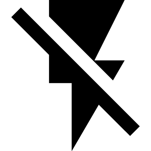 Flash off icon svg png free download - 7