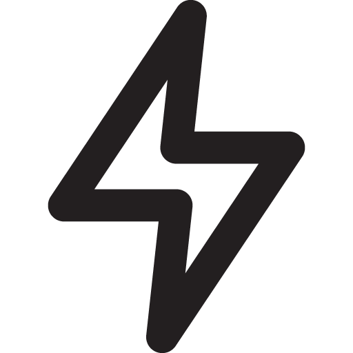 Flash outline icon svg png free download - 2