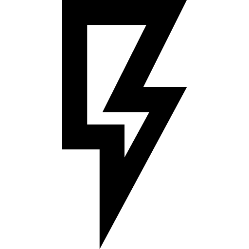 Flash outline icon svg png free download - 4