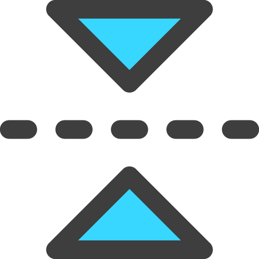 Flip vertical arrow icon svg png free download