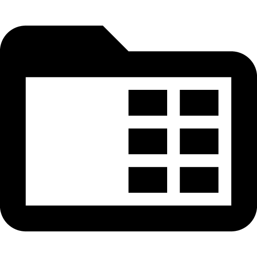 Folder table outline icon svg png free download