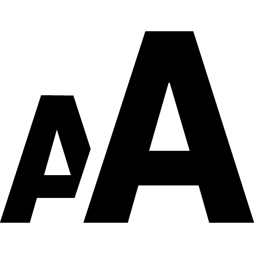 Font bigger icon svg png free download