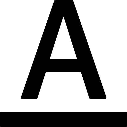 Font colors icon svg png free download