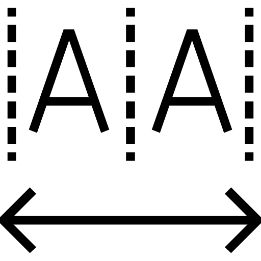 Font tracking icon svg png free download