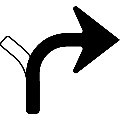 Fork right icon svg png free download