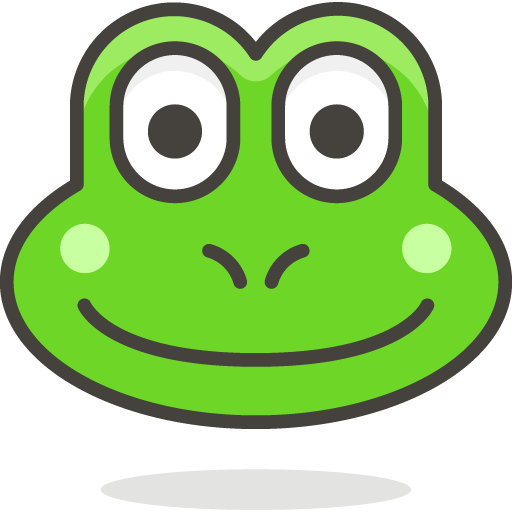 Frog face icon svg png free download