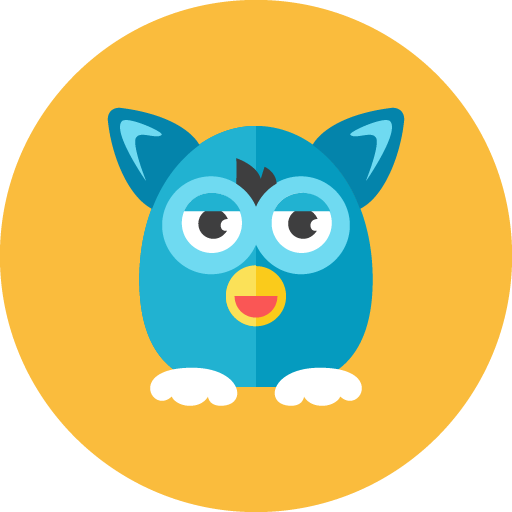 Furby icon svg png free download