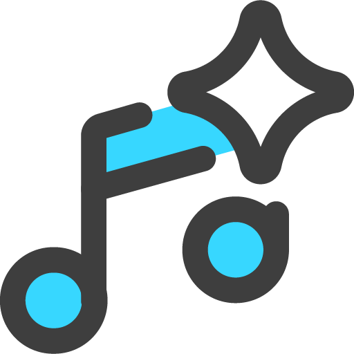 Generate music spark icon svg png free download