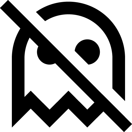 Ghost off outline icon svg png free download