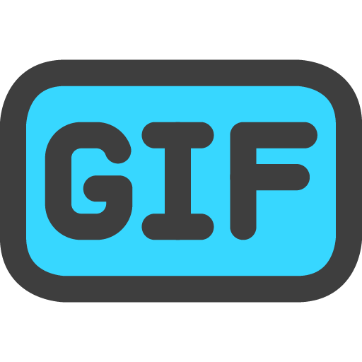 Gif format icon svg png free download