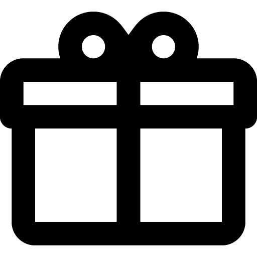 Gift outline icon svg png free download - 3