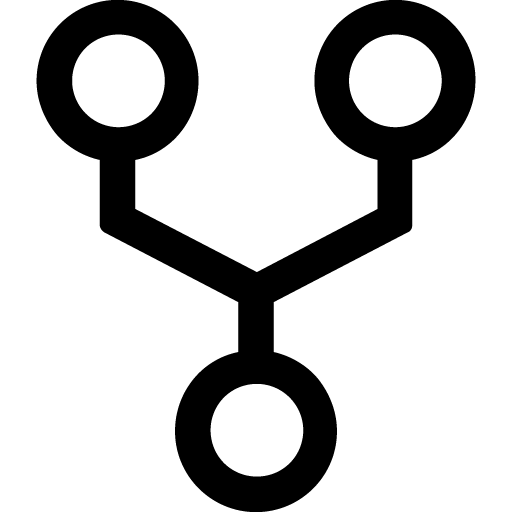 Git network icon svg png free download - 2