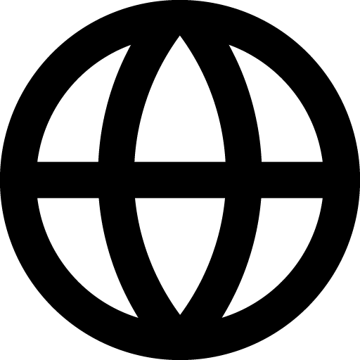 Globe network icon svg png free download