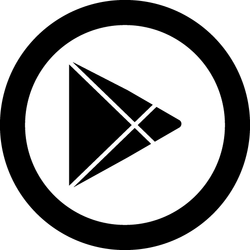 Google play circle icon svg png free download