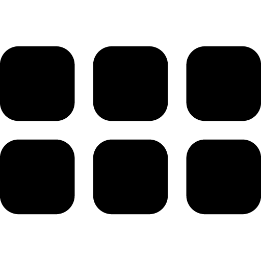 Grid 3x2 gap fill icon svg png free download