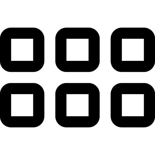 Grid 3x2 gap icon svg png free download