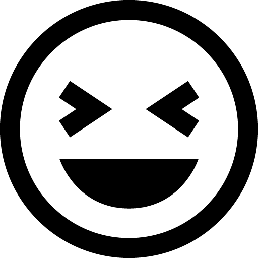 Grin squint icon svg png free download