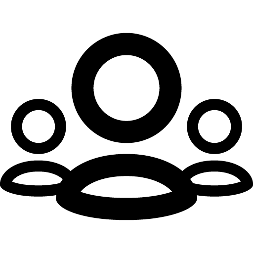 Group outline icon svg png free download