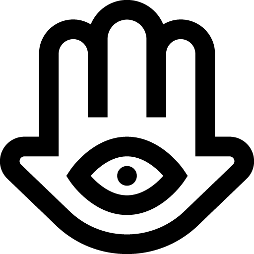 Hamsa icon svg png free download