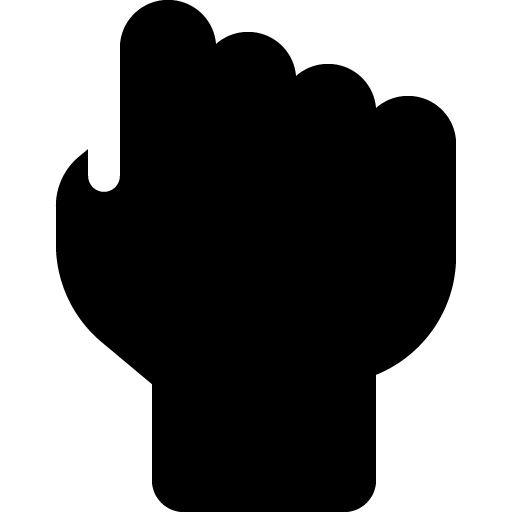 Hand back fist icon svg png free download