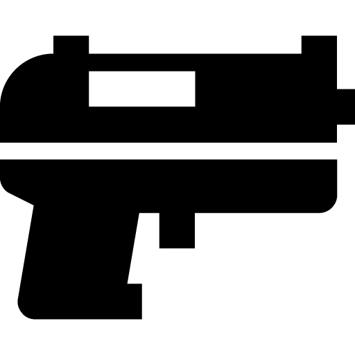 Hand gun icon svg png free download