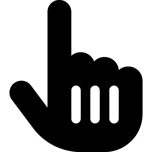 Hand pointer icon svg png free download - 2